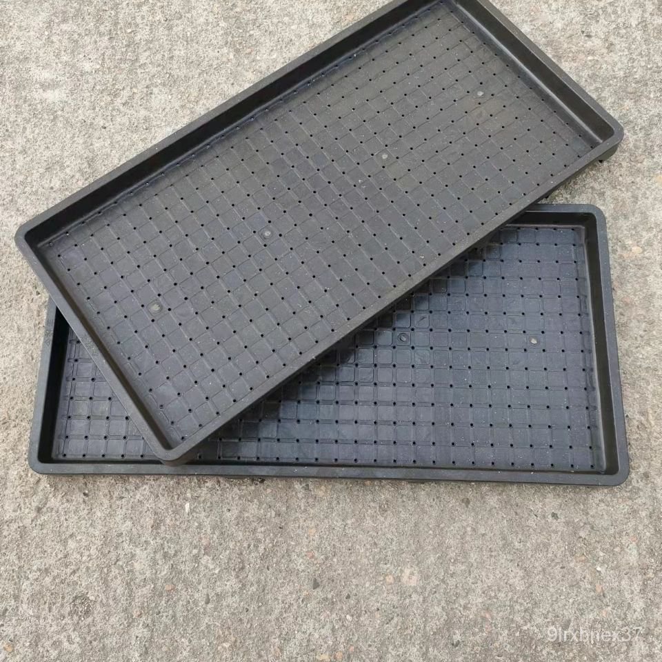 ☸ GPVF Rice Seedling Tray Black 9-Inch Hard Disk Rice Seedling Tray ...