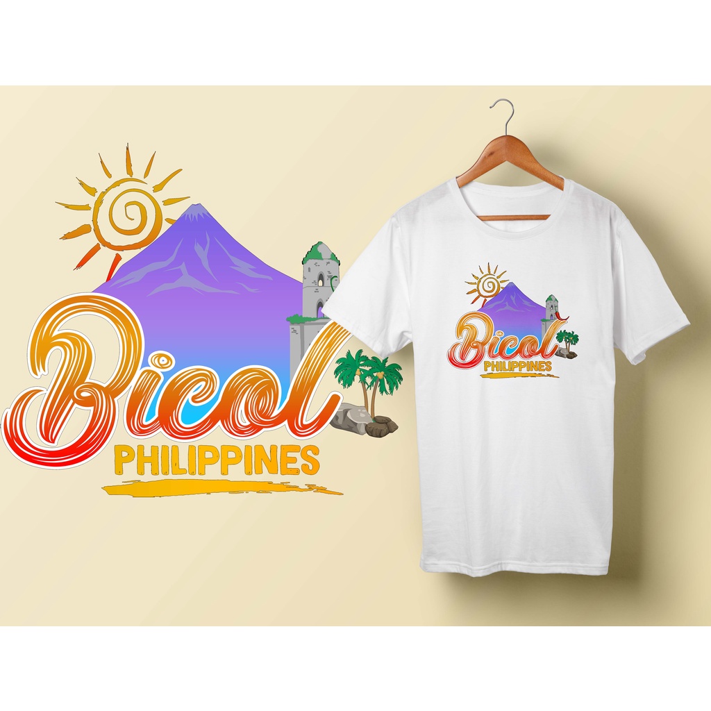Drifit Unisex Graphic T-shirt Bicol Mayon | Shopee Philippines