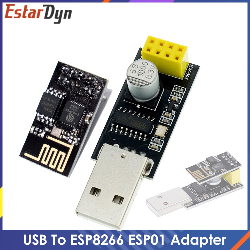 Esp01 Programmer Adapter Uart Gpio0 Esp 01 Adaptater Esp8266 Ch340g Usb To Esp8266 Serial