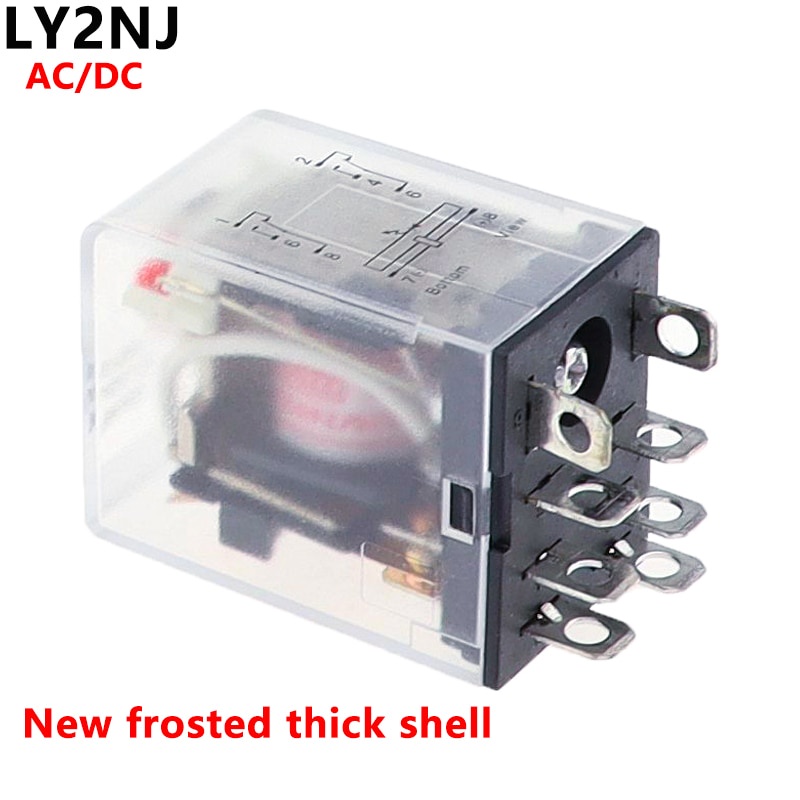 LY2NJ Coil Power Relay Car Auto AC 12V 24V 36V 48V 110V 220V 380V Mini ...