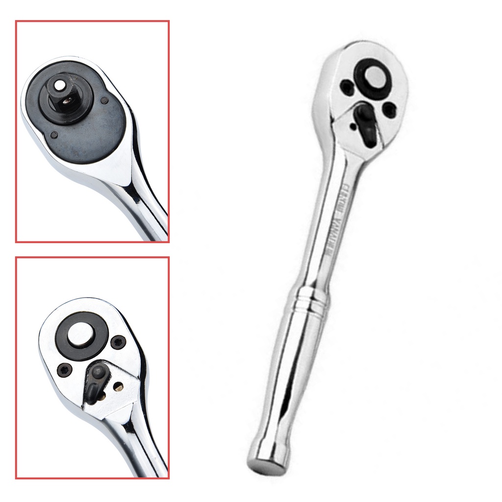 ♦∏1Pc 1/4 In High Torque Ratchet Wrench Socket Quick Release Square ...