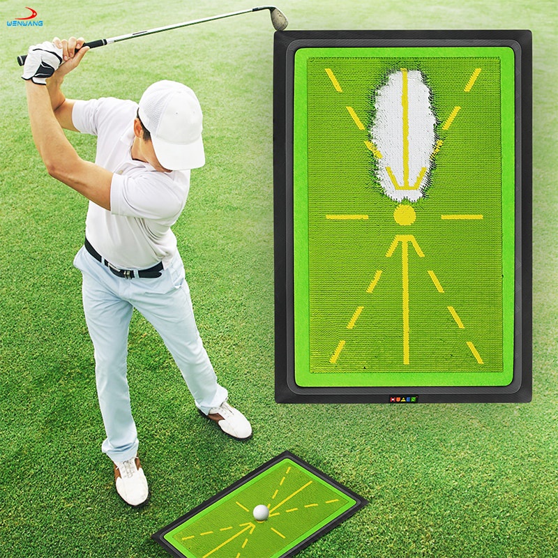 Golf Training Mat for Swing Detection Batting Ball Trace Directional ...
