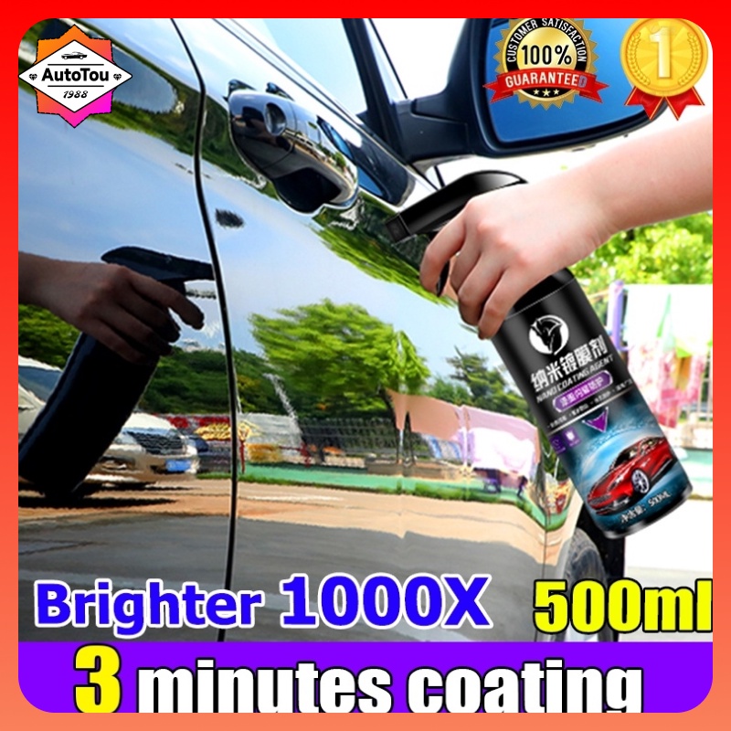 100 times 500ml brighter car nano ceramic coat for spray car wax and polish Two-in-one coating ...