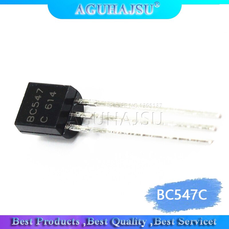 100PCS BC547C TO-92 BC547 TO92 547C new triode transistor | Shopee Philippines