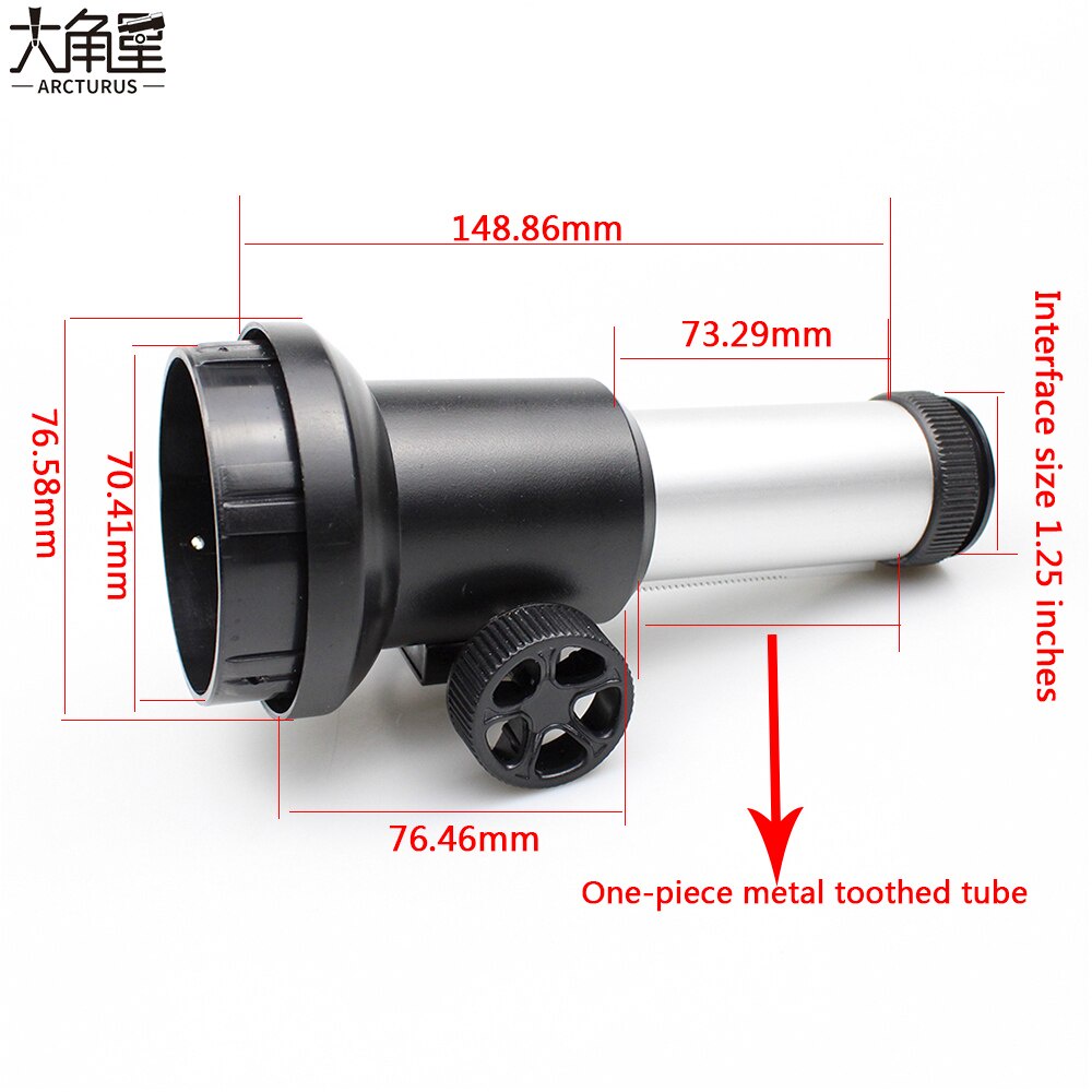 1.25 Inch Metal Rack Focuser Refraction Astronomy Telescope Type For ...