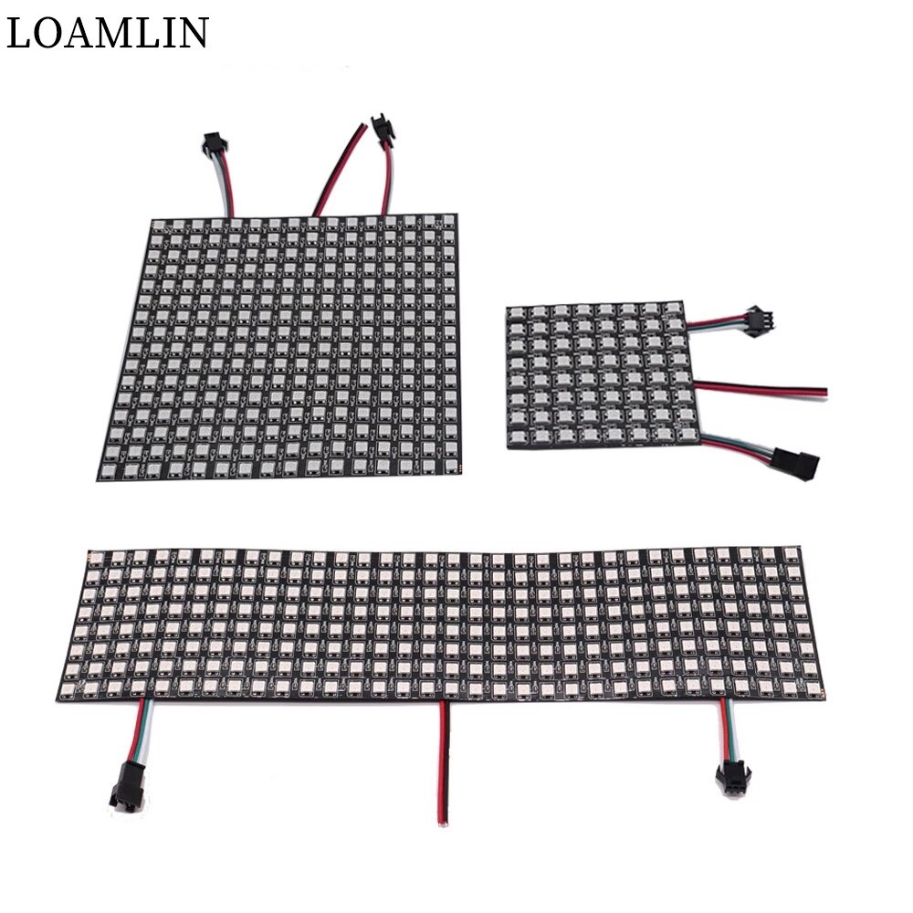 WS2812 WS2812B Digital Flexible Led Panel 8*8 16*16 8*32 Pxiels,WS2812 ...