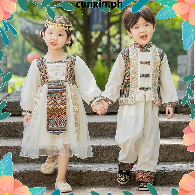 Children Hanfu Boys Chinese Style Exotic Ethnic Costumes Mid-Autumn ...