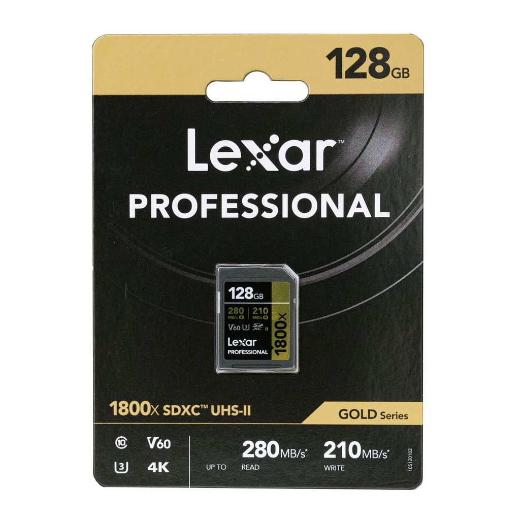 Lexar Professional 128GB GOLD Series 1800x UHS-II SDXC Memory Card (R: 280MB/s) | Shopee Philippines