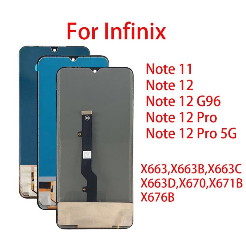 XM Infinix Note 11 12 G96 12 Pro 5G LCD Display For X663 X670 ...