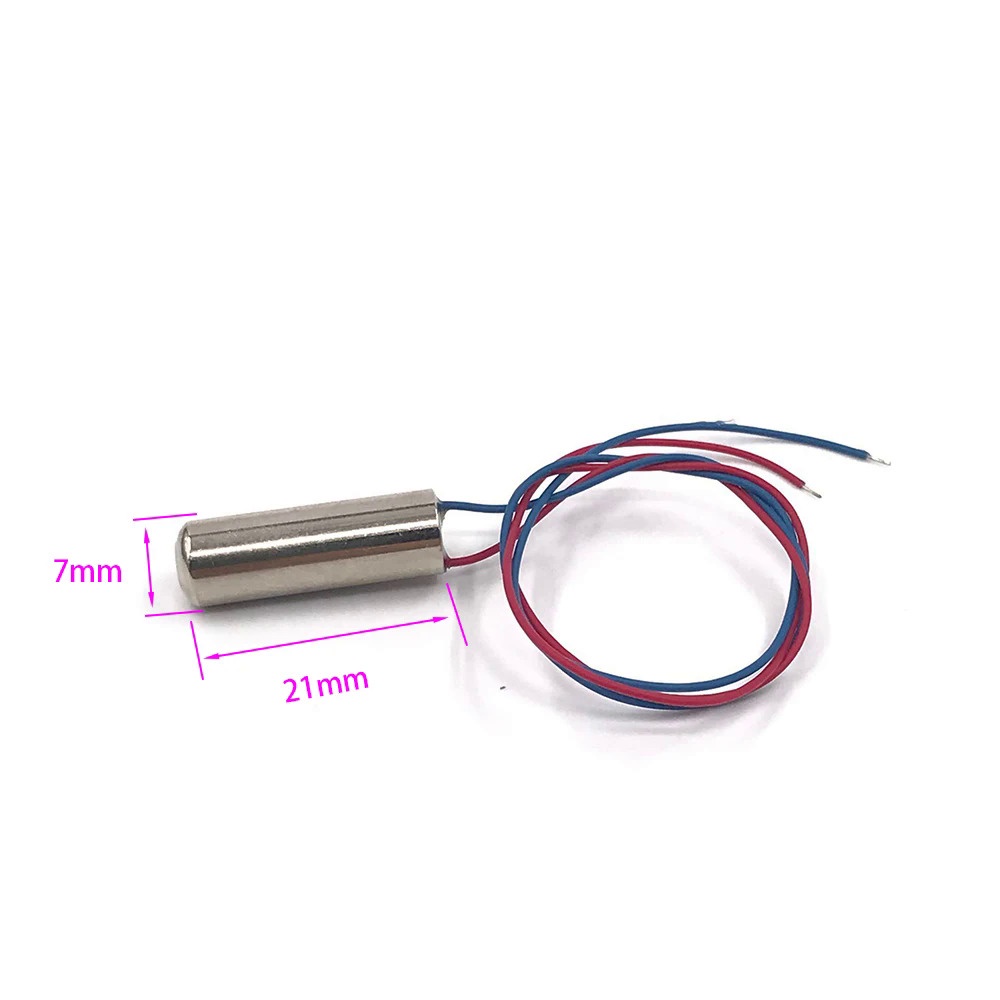 Mini 7mm*21mm Coreless Vibrating Motor DC 3V 3.7V 6V Waterproof ...