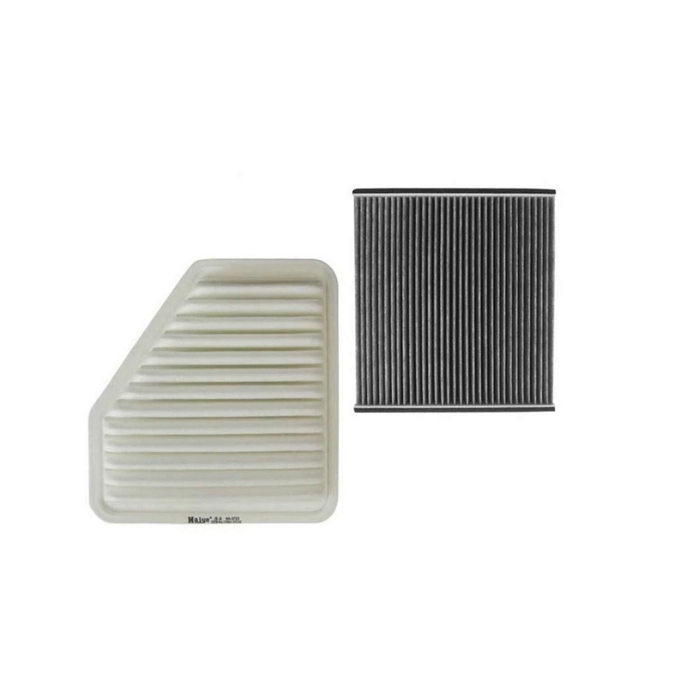 17801-AD010 87139-07010 Combo Engine Pollen Cabin Air Filter For Toyota ...