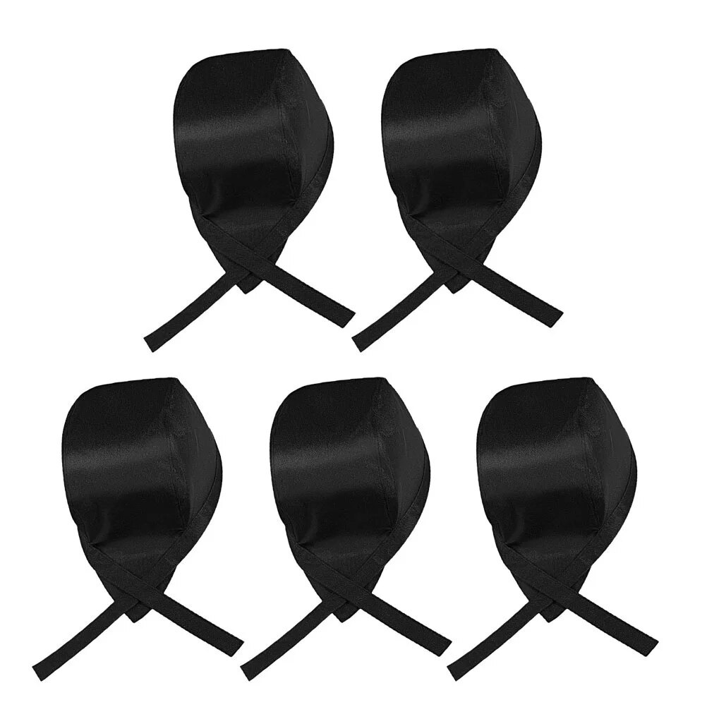 5 Pcs Chef Hat Serving Hats Men's Hat Caps Chief Black Uniform ...