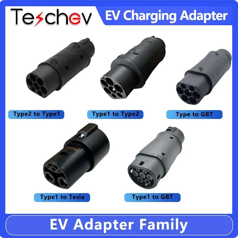 Good qualityTeschev evse ev Ladegerät Adapter Typ1 zu Tesla Ladeans ...