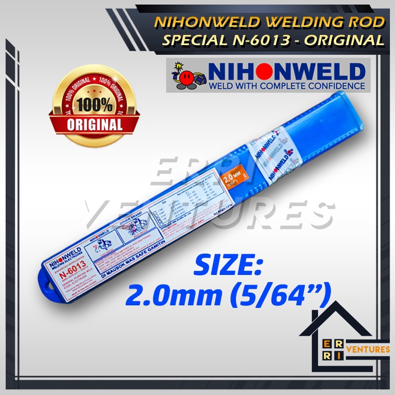 [Nihonweld] Welding Rod Special N-6013 1.6mm 2.0mm 2.5mm (per KILO ...