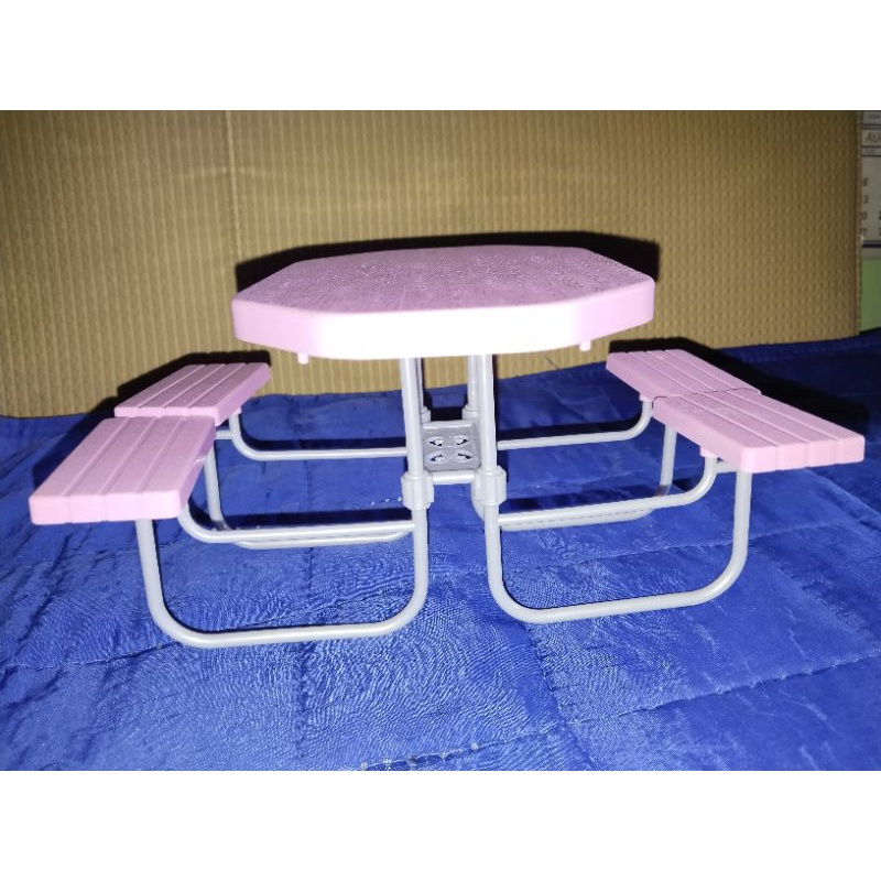 Barbie Outdoor Furniture picnic Table play set 4 seats | Shopee Philippines