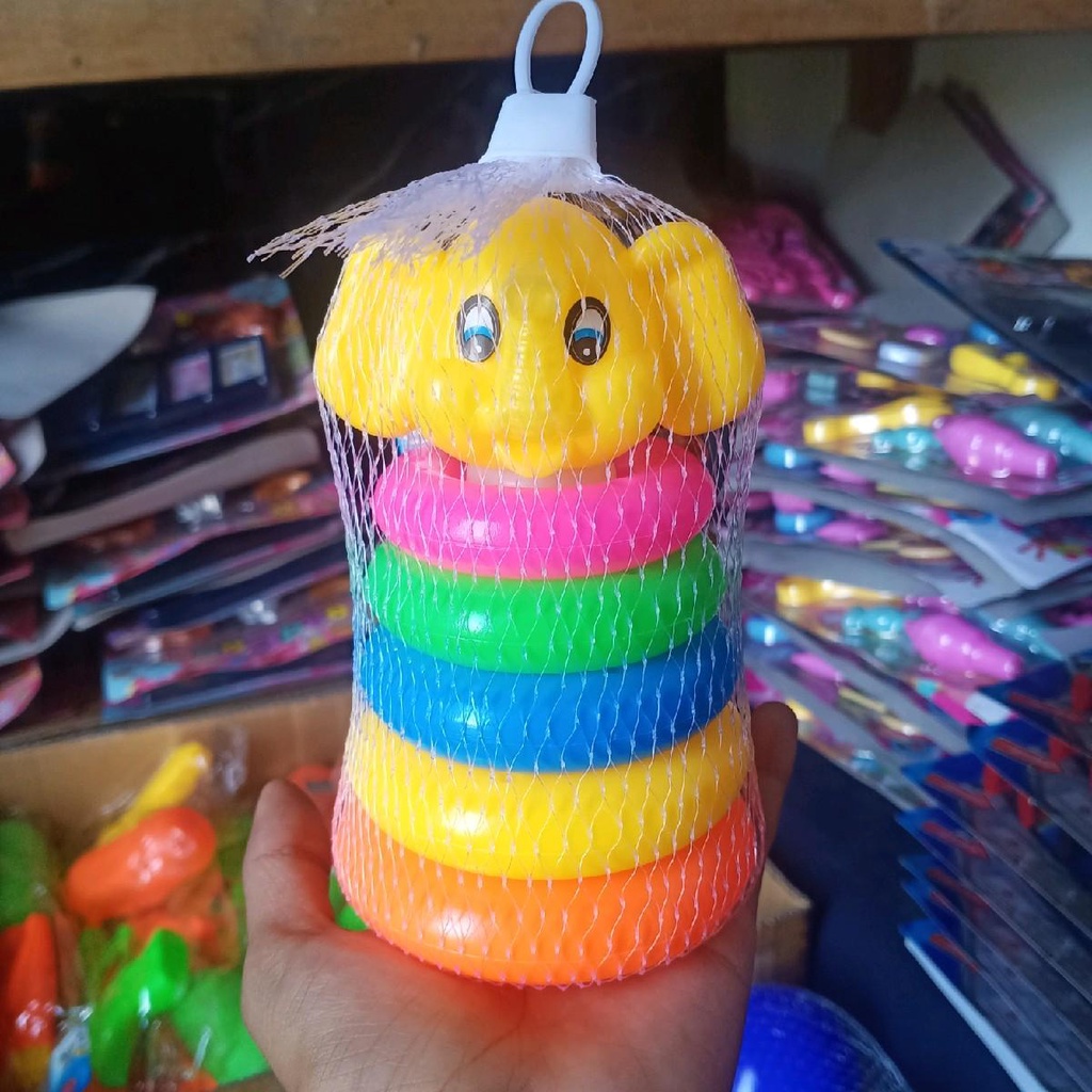 Ring Tower Five Colorful Toys For Boys and Girls Murang Laruan for Kids ...