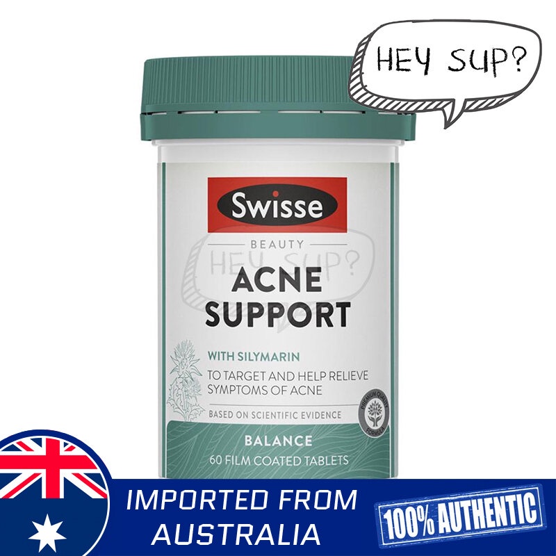 Swisse Beauty Acne Support 60 Film Coated Tablets | Shopee Philippines