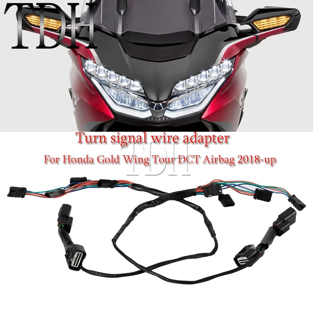 ۩Motorcycle Turn Signal Wire Plug Connector Adapter 48000 Cables for ...