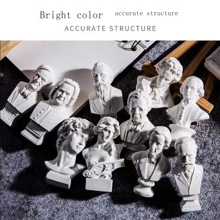 COD Nordic plaster statue mini figure small model art painting sketch ...