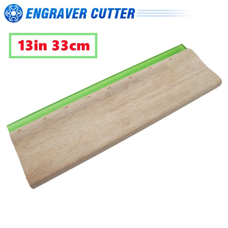 ⊹13\" 33cm Silk Screen Printing Squeegee Ink Scraper Wooden handle ...