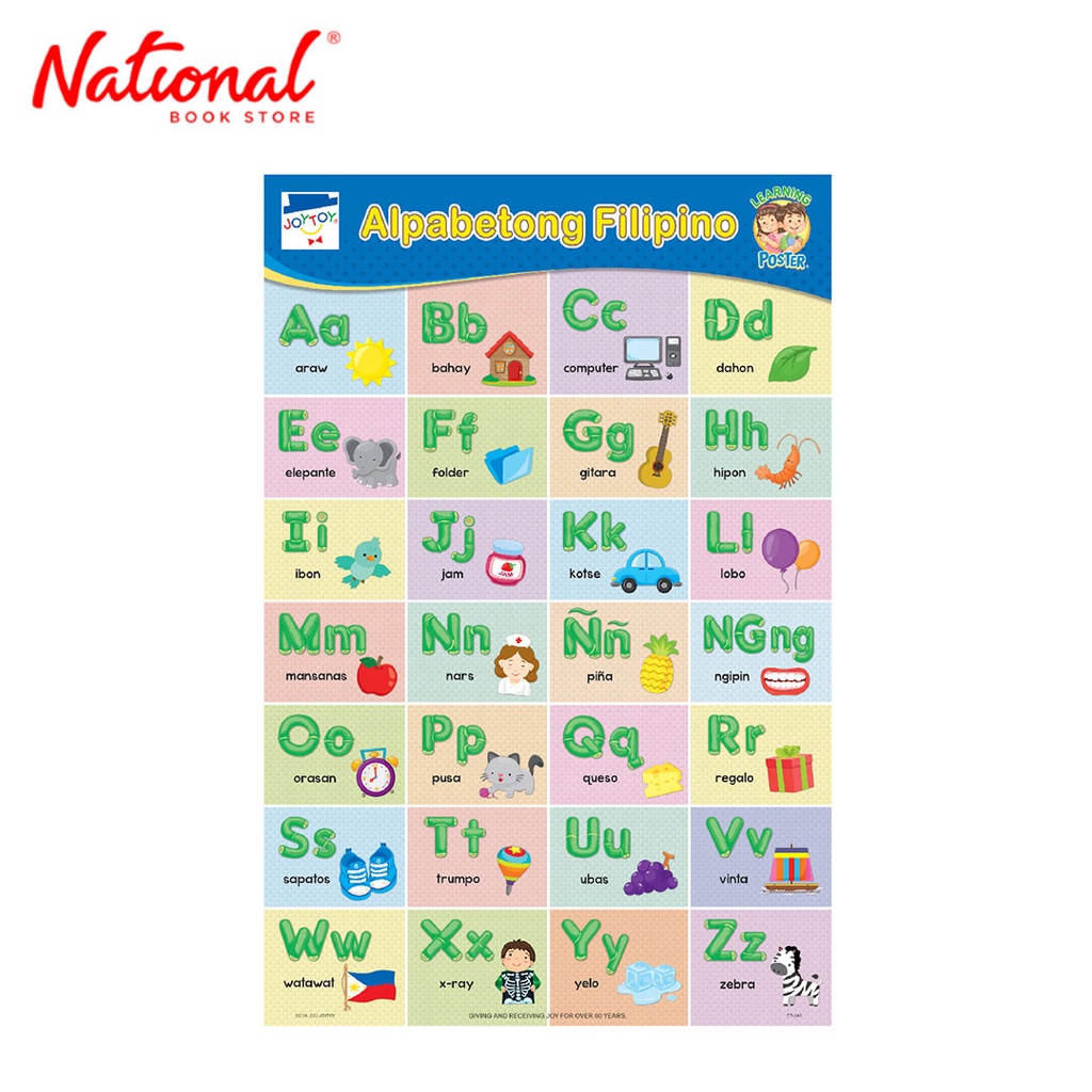 Alpabetong Filipino Poster (ET-243) by JC Lucas Creative Prods. Inc ...