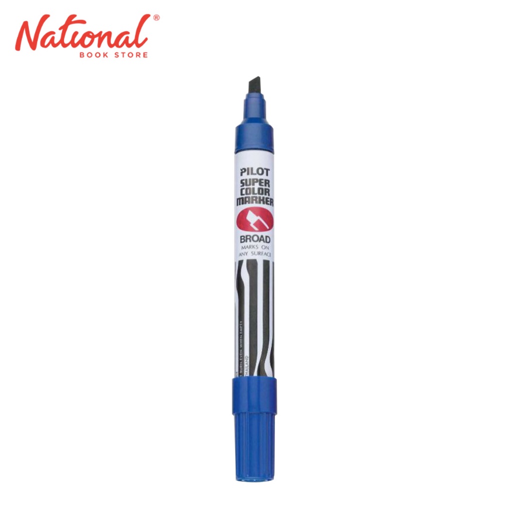 Pilot Super Color Permanent Marker Broad Blue SCB - Writing Supplies ...