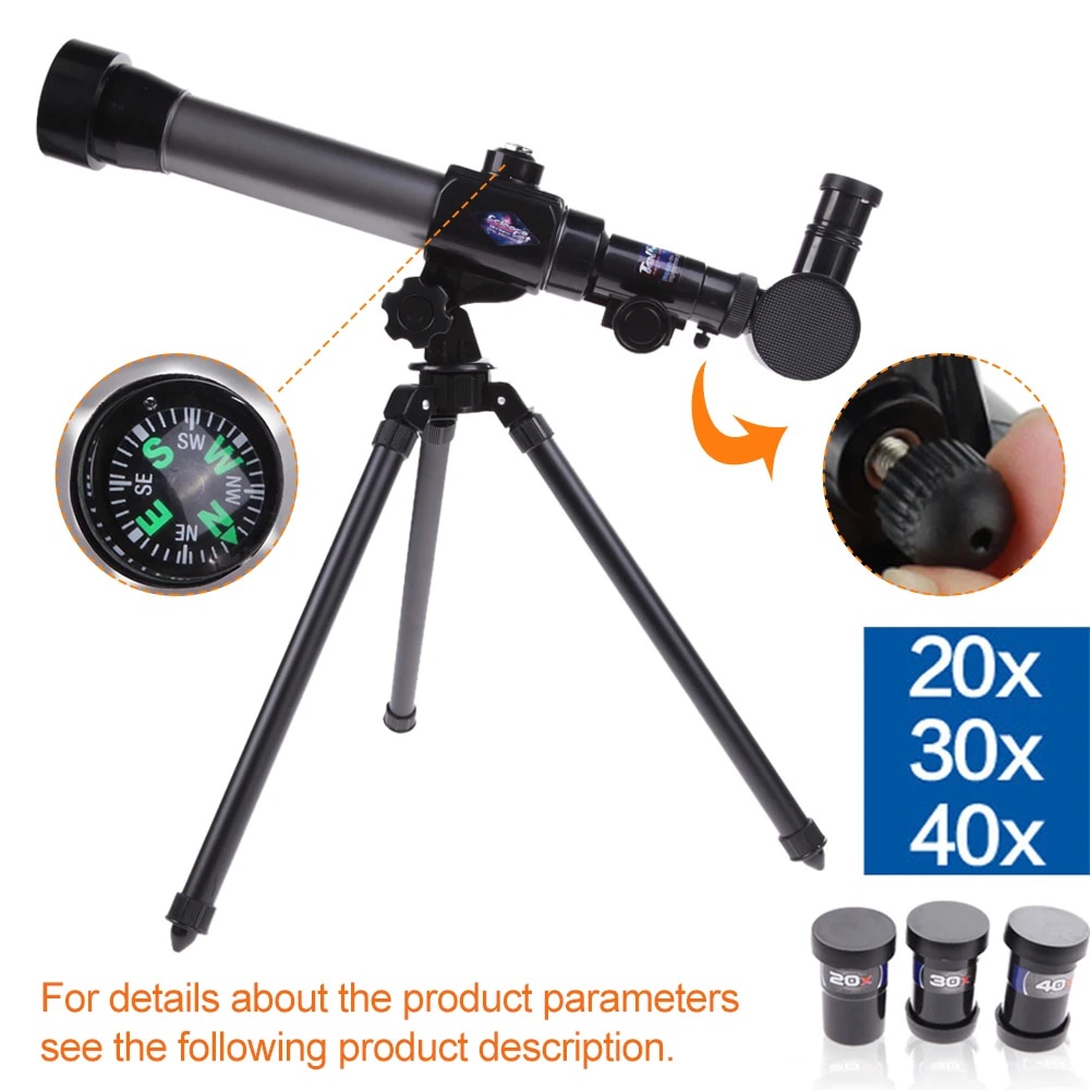 Refractor Astronomical Telescope Children Students Stargazing Monocular ...