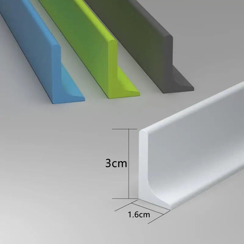 30mm height Bathroom Water Stopper Water Partition Dry&Wet Separation ...