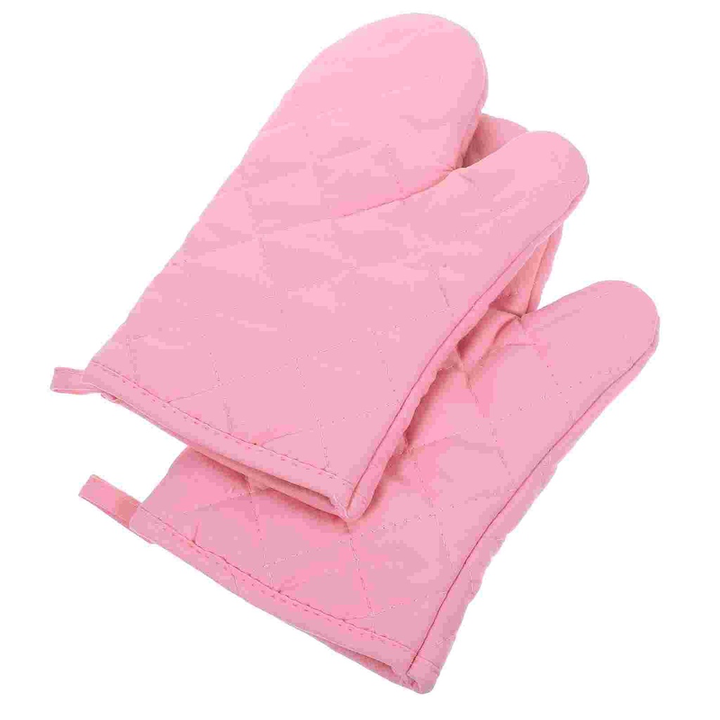 Gloves Kitchen Oven Microwave Heat Resistant Cooking Mitt Polyester ...