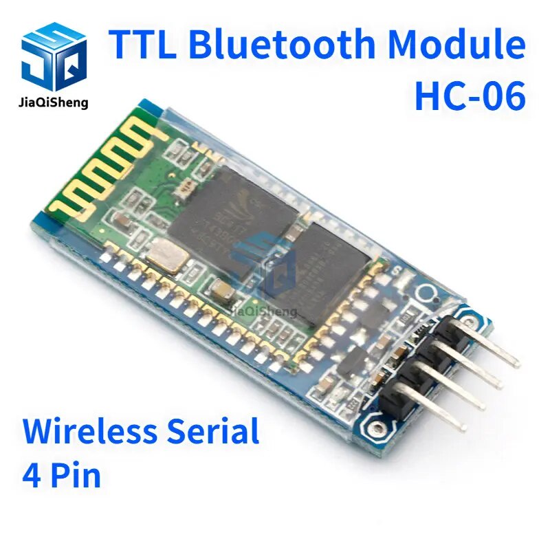 ️hc06 Hc 06 Wireless Serial 4 Pin Rf Transceiver Rs232 Ttl Bluetooth Module Plug In For Arduino 4043