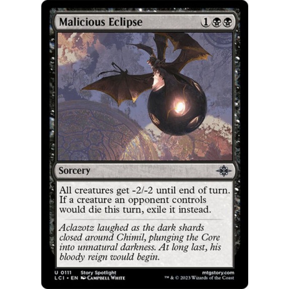 Malicious Ecplise - LCI - Uncommon - MTG Cards (WotC) | Shopee Philippines