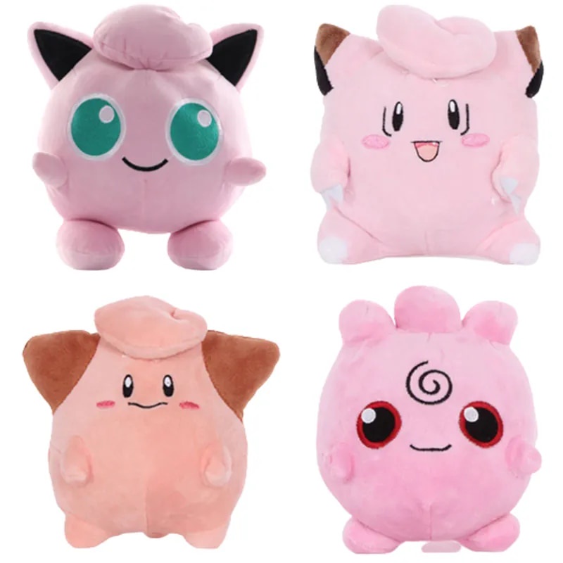 Jigglypuff Cleffa Clefairy Peluche Plush Toy Pokemon Pikachu Stuffed ...
