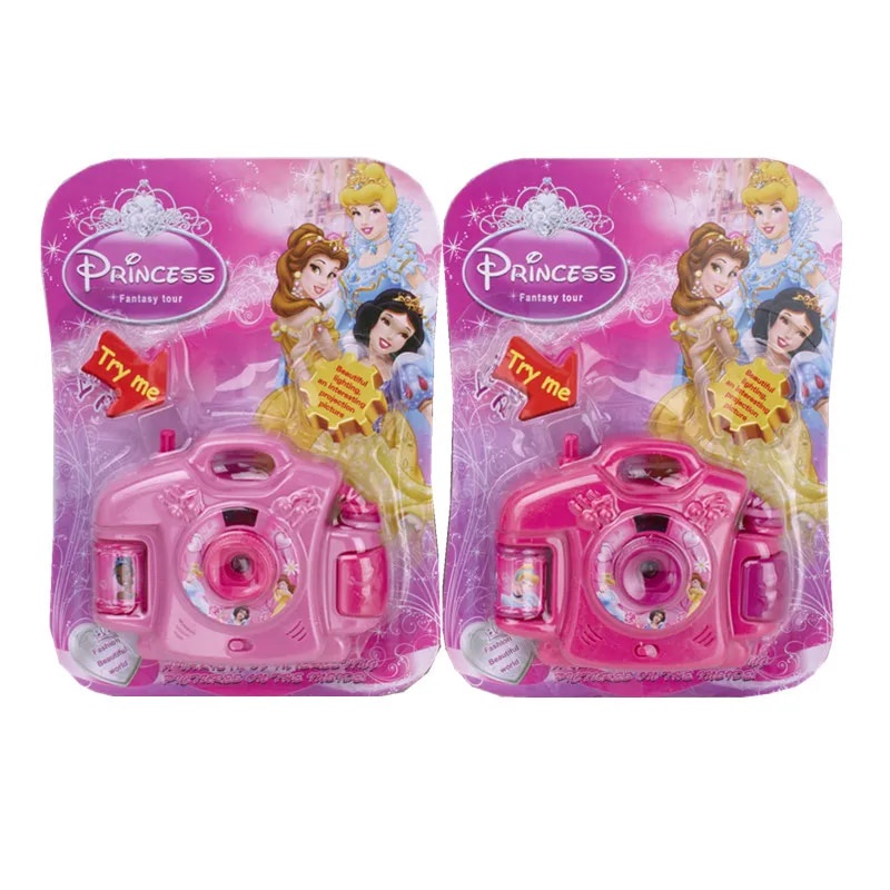 3D Projection Camera Princess Toys Anime Figures Cartoon Light ...