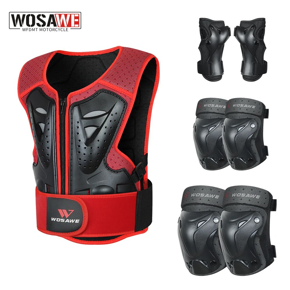 WOSAWE Kid's Full Body Protector Vest Armor Children's Riding Dirt Bike ...
