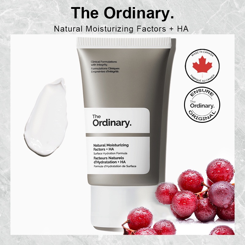 The Ordinary Natural Moisturizing Factors + HA Face cream lotion ...