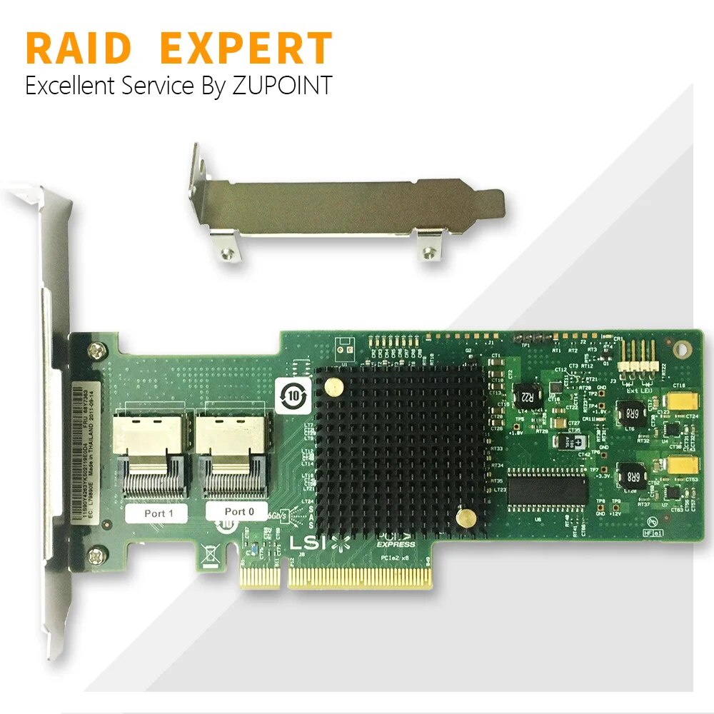 ZUPOINT LSI SAS 9200-8i IT Mode RAID Controller Card for ZFS FreeNAS ...