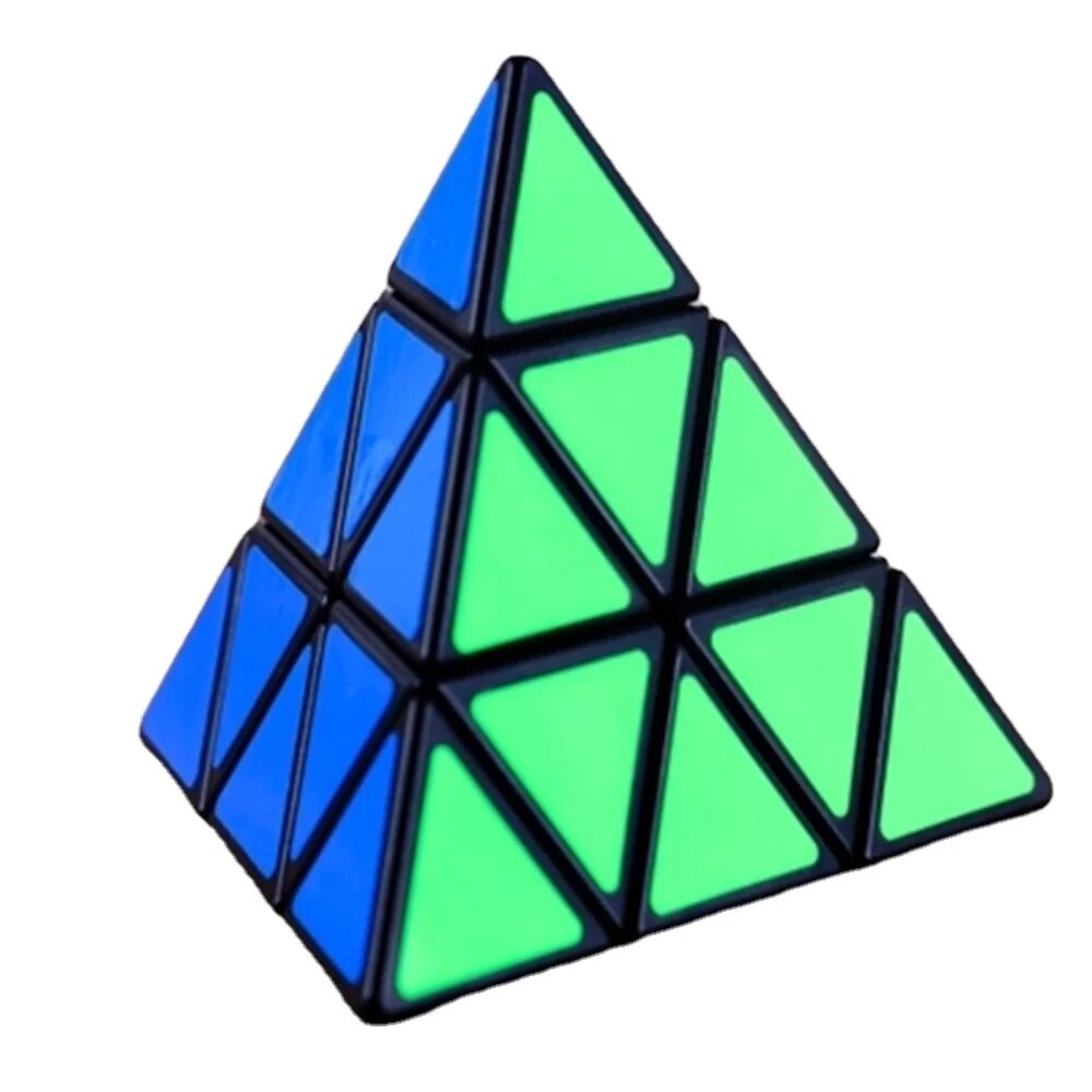 Qiyi 3x3 Professional Magic Cube Pyramid Cubo Magico PYRAMINX Puzzle ...