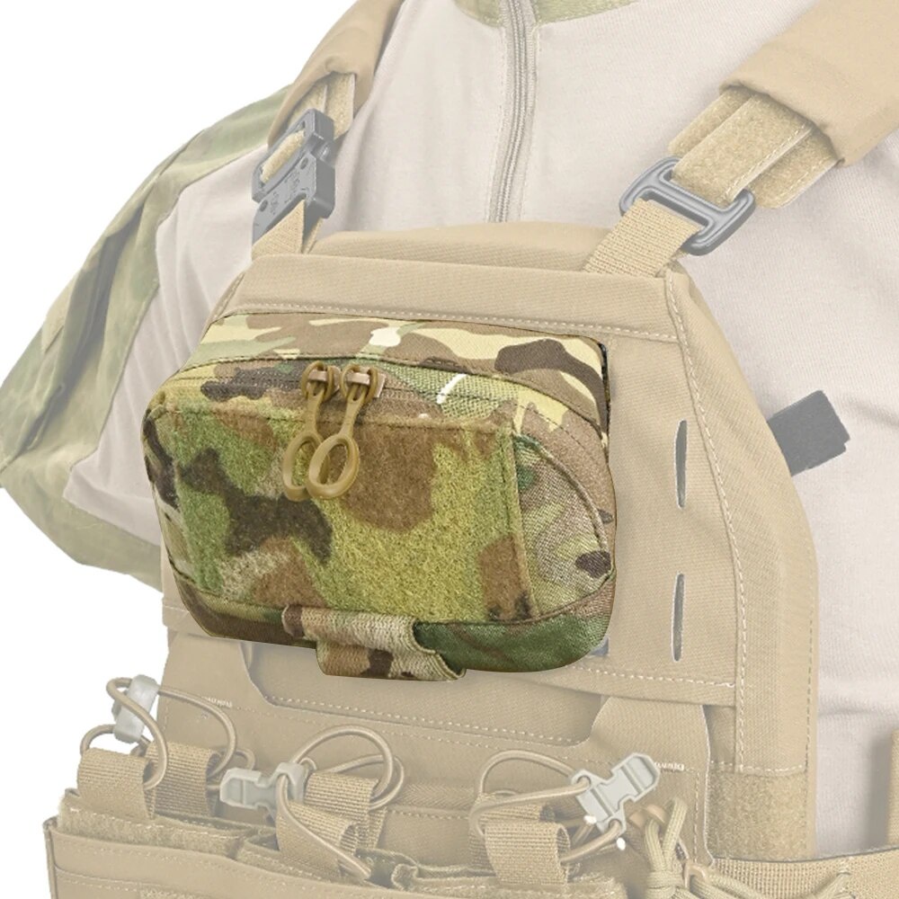 Tactical MOLLE Admin Pouch Panel With Ridged Tuck Tabs FCPC V5 Chest ...