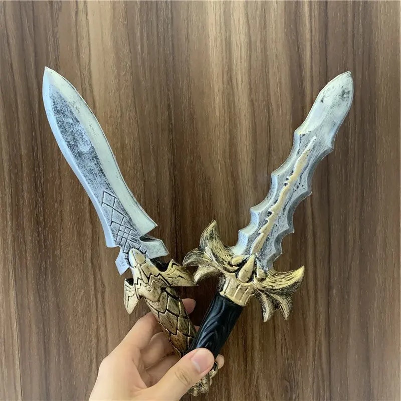 1:1 Kids Prop Dagger Toy Phantom Thief Dagger Sword Weapon Game Dagger ...