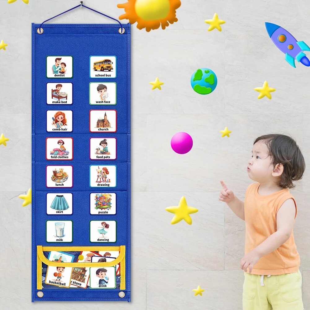 Home Chore Chart Visual Timetable Daily Routine Chart Learning Aids ...