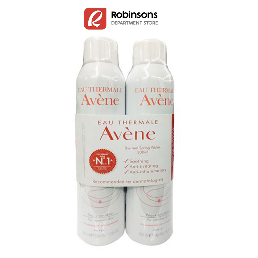 Avene Facial Mist Thermal Spring Water Duo Pack 300ml | Shopee Philippines