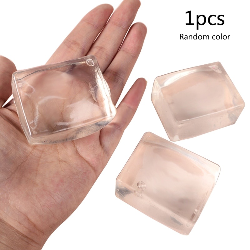 ♠Unbreakable Venting Toy Rebounding Sensory Maltose Squeeze Ice Cube ...