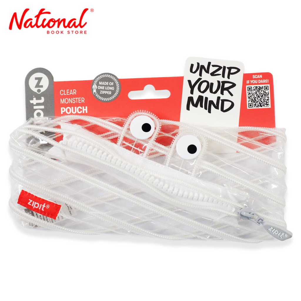 Zipit Clear Monster Pouch - Cases & Pouches - Gift Items for Kids ...