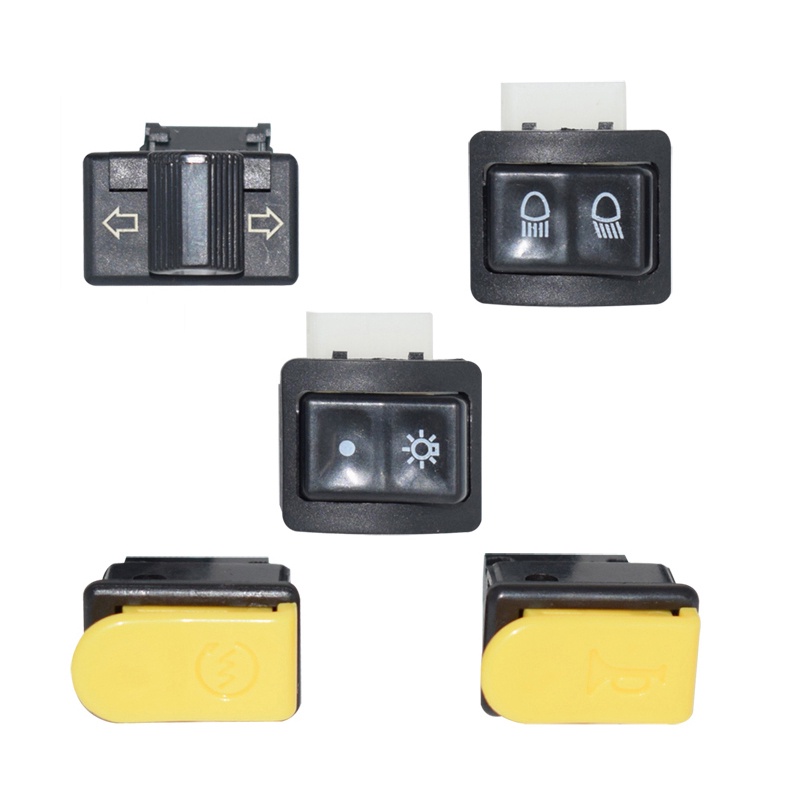 Motorcycle Switch Button Headlight Fog Light Horn Turn Signal Blinker ...