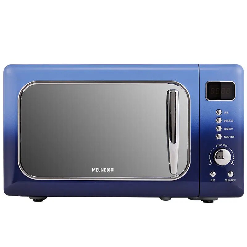 20L Blue Retro Microwave Ovens Automatic 700w 5gears Steam roasting ...