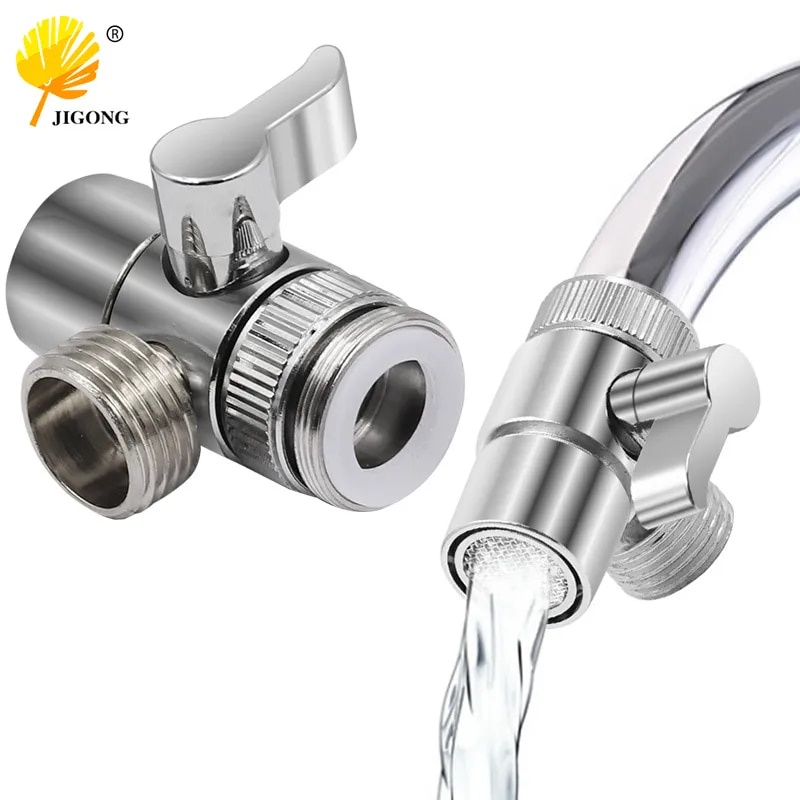 Water Tap Connector Switch Faucet Adapter Kitchen Sink Splitter ...