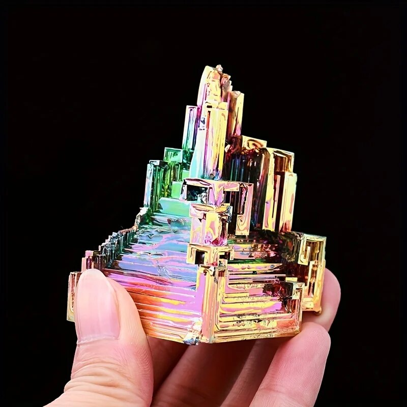 Natural Bismuth Ore Rare Metallic Bismuth Crystal With Irregular Shape ...