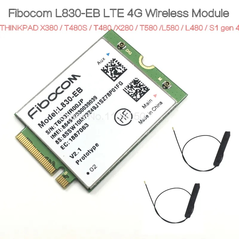 Fibocom L830-EB THINKPAD X380 / T480S / T480 / X280 / T580 / L580 ...