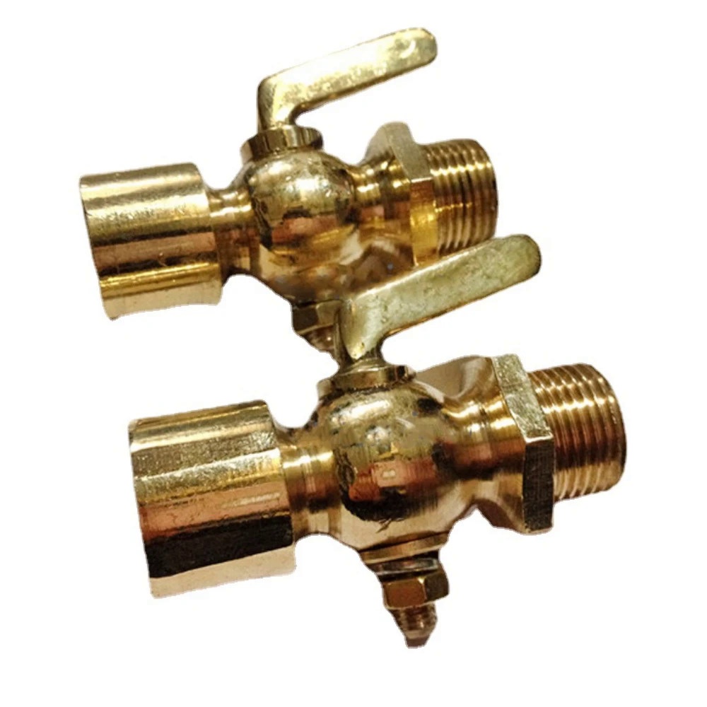 1/4" 3/8" 1/2" BSP Female To Male Brass Drain Petcock Shut Off Valve ...