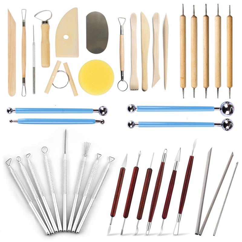 Pottery Sculpting Tools Set Ceramic Detail texture Shaping Blade Clay ...